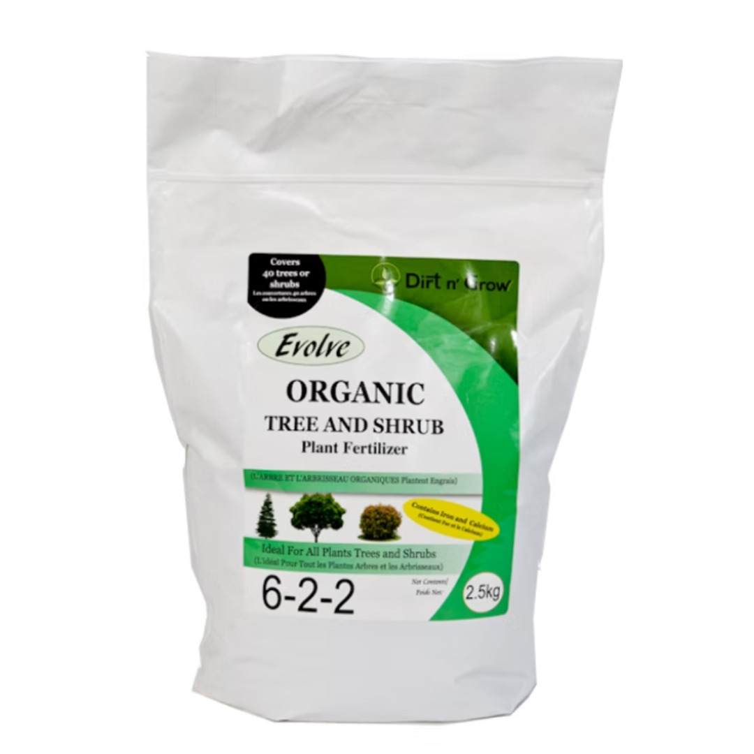 EVOLVE Organic Tree and Shrub 6-2-2 – Blue Grass Nursery & Garden ...