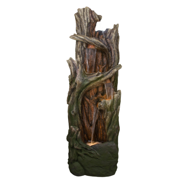 Swirl Log Look Fountain – Blue Grass Nursery & Garden Centre: Calgary ...