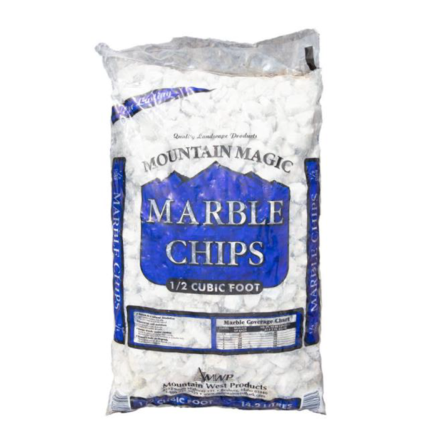 Mountain West White Marble Chips 1/2 cu ft – Blue Grass Nursery ...