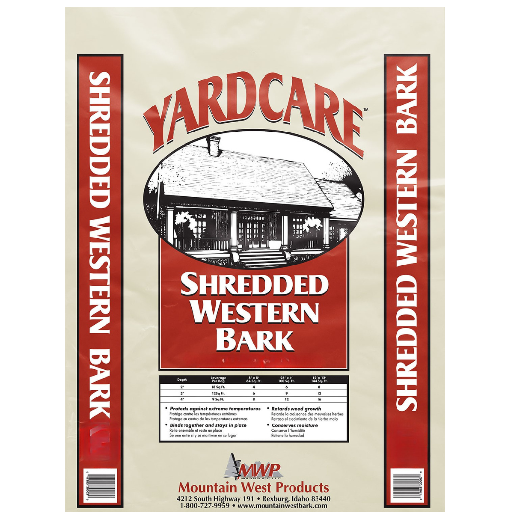 Shredded Western Bark 2 cu ft Bag – Blue Grass Nursery & Garden Centre ...