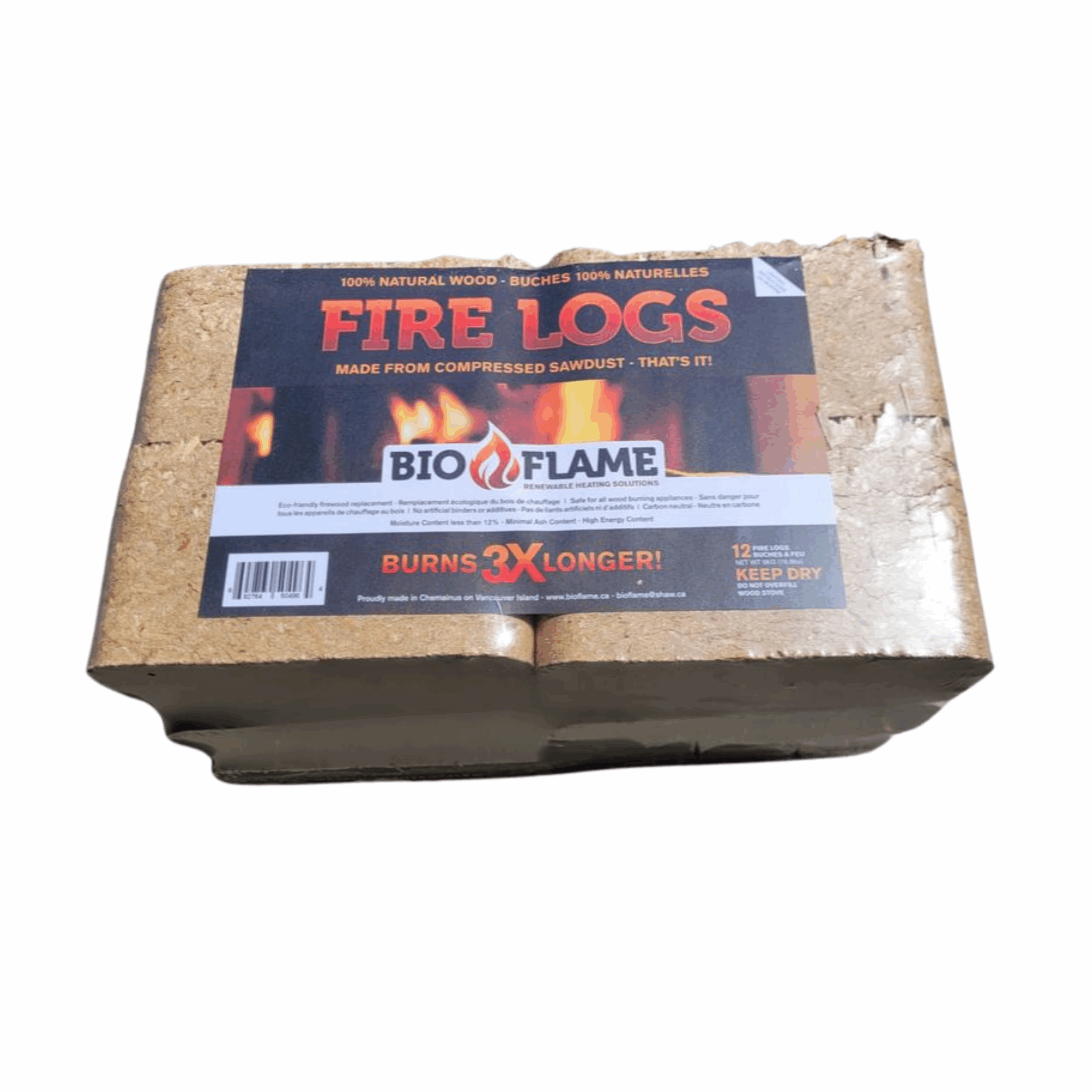 BioFlame Fire Logs 12 Pack – Blue Grass Nursery & Garden Centre ...